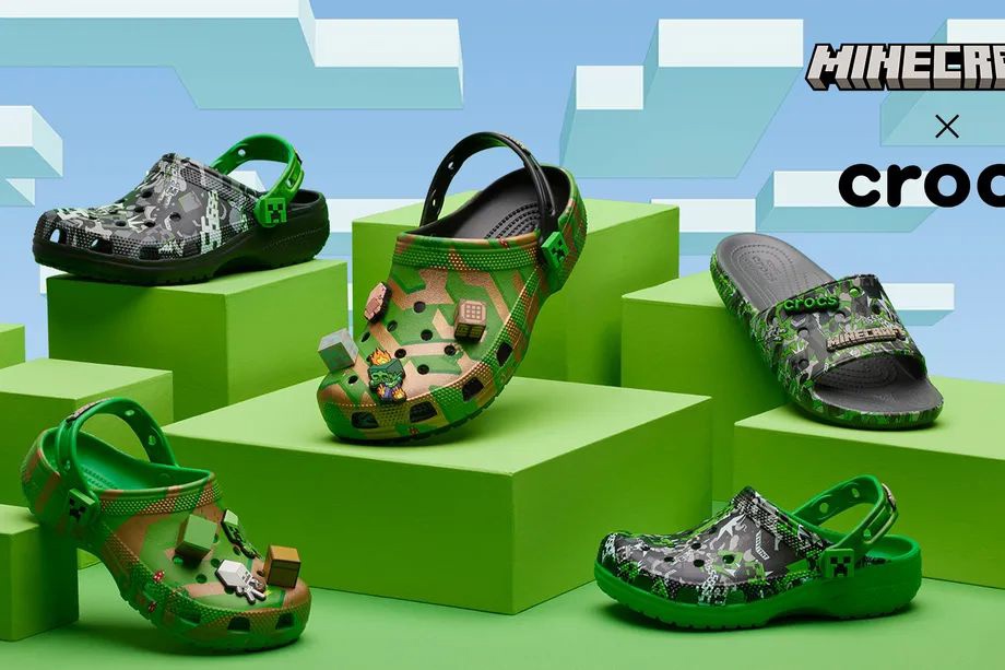 Mojang 联动 Crocs 合作，推出《我的世界》主题洞洞鞋 / 拖鞋__财经头条