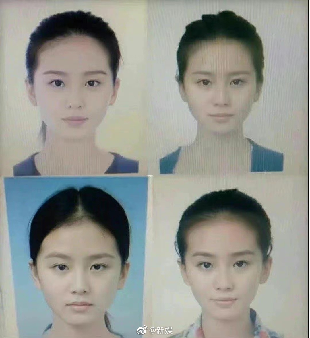 刘诗诗不管是饭制证件照还是真实证件照都好美啊|证件照|刘诗诗|素颜_新浪新闻