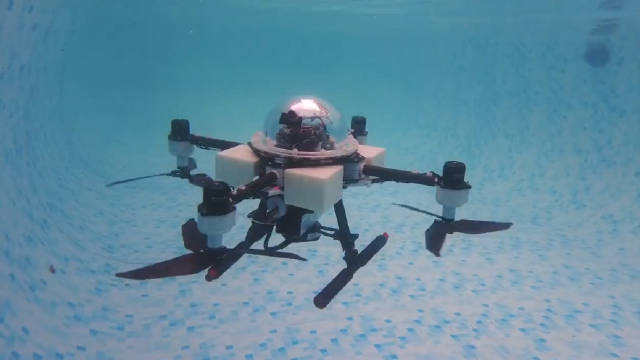 上天又下水！“TJ-FlyingFish”同济飞鱼无人机引发国际关注！|无人机|飞鱼_新浪新闻