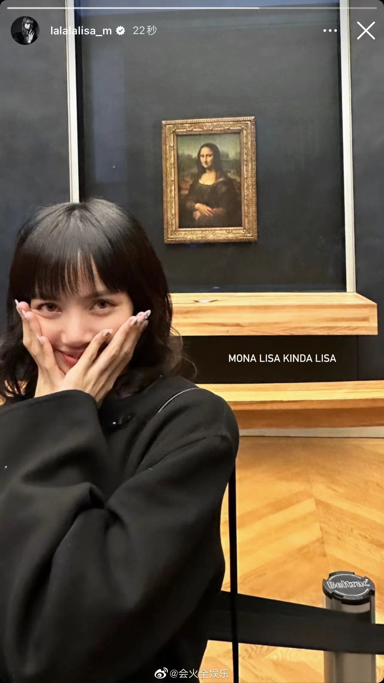 Lisa和蒙娜丽莎 跨越时空的美人合照|蒙娜丽莎|美人|时空_新浪新闻