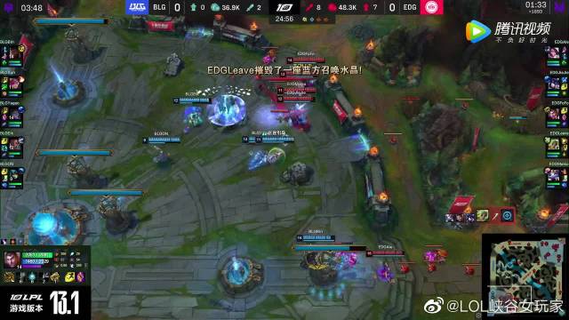 Meiko猫猫大招开团定住两人 EDG平推高地拿下首局|meiko|edg|英雄联盟_新浪新闻