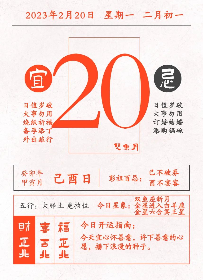 星历0220：射手注重自己原则 天秤关注社会新闻