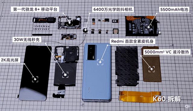 官方暴拆K60手机：零件改成兔女郎手办|redmi_新浪财经_新浪网