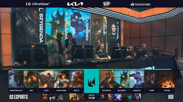 G2 vs KOI全场集锦：帽皇全场梦游上下野三线开C，G2挺进冬决_新浪新闻