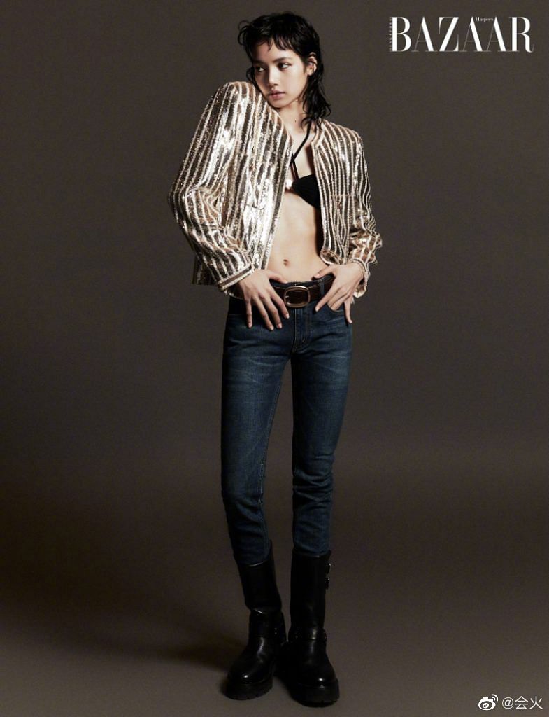 LISA Harpers Bazaar Singapore 新加坡版时尚芭莎三月刊封面……|LISA|Harpers Bazaar|芭莎_新浪新闻