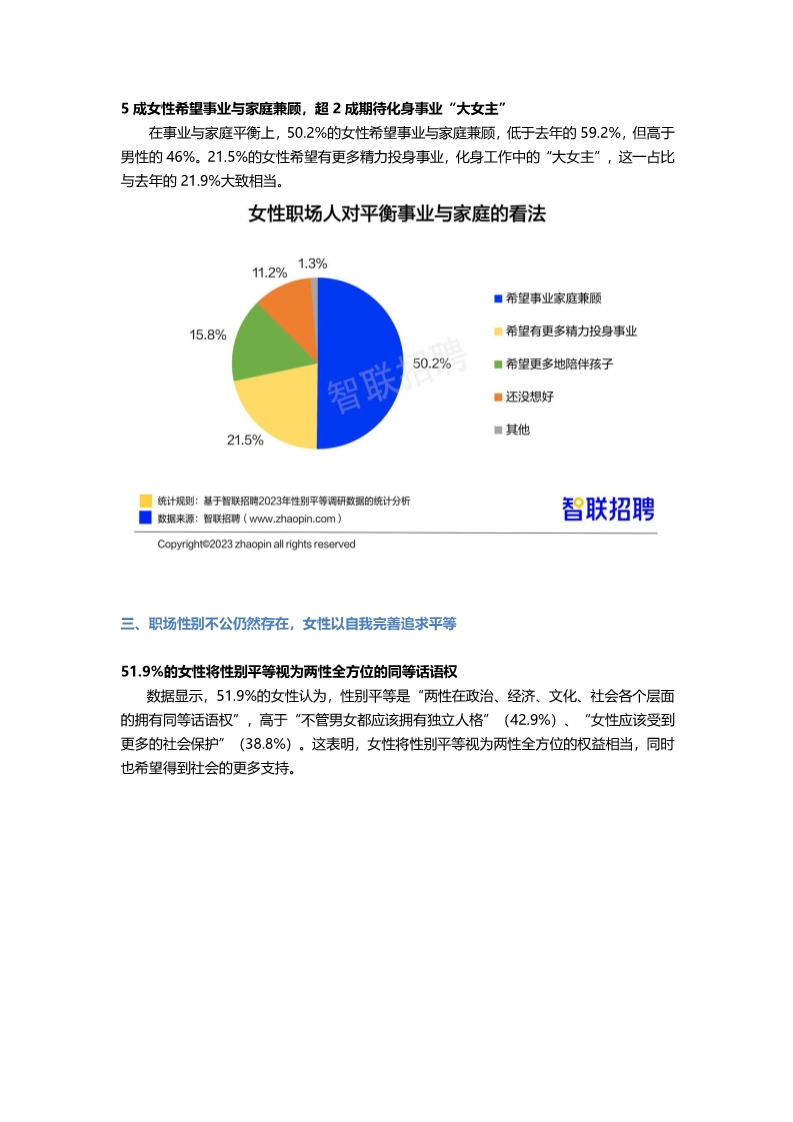 数据报告：2023中国女性职场现状调查报告，女性平均月薪8689元（21页 | 附下载）|招聘_新浪财经_新浪网