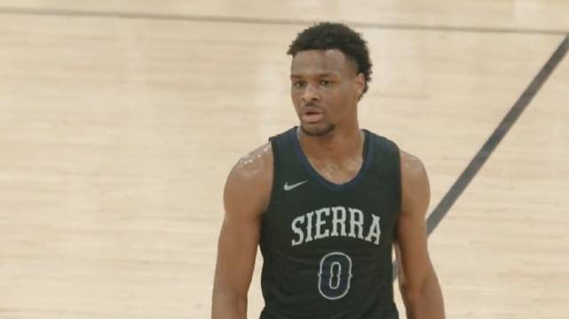 时间过得太快了，今天Bronny结束了他的高中生涯……_新浪新闻