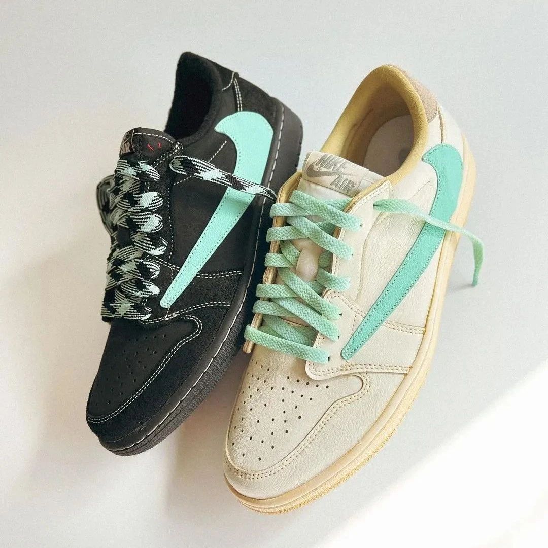 帅惨了！Tiffany x AJ1「倒钩」氧化版曝光，建议这边发售吧..|Tiffany|AJ1_新浪新闻