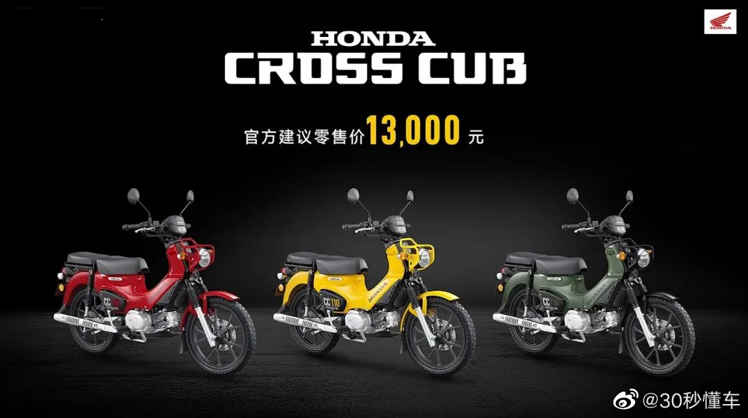 售价13000元，本田幼兽CC110发布！-新浪汽车