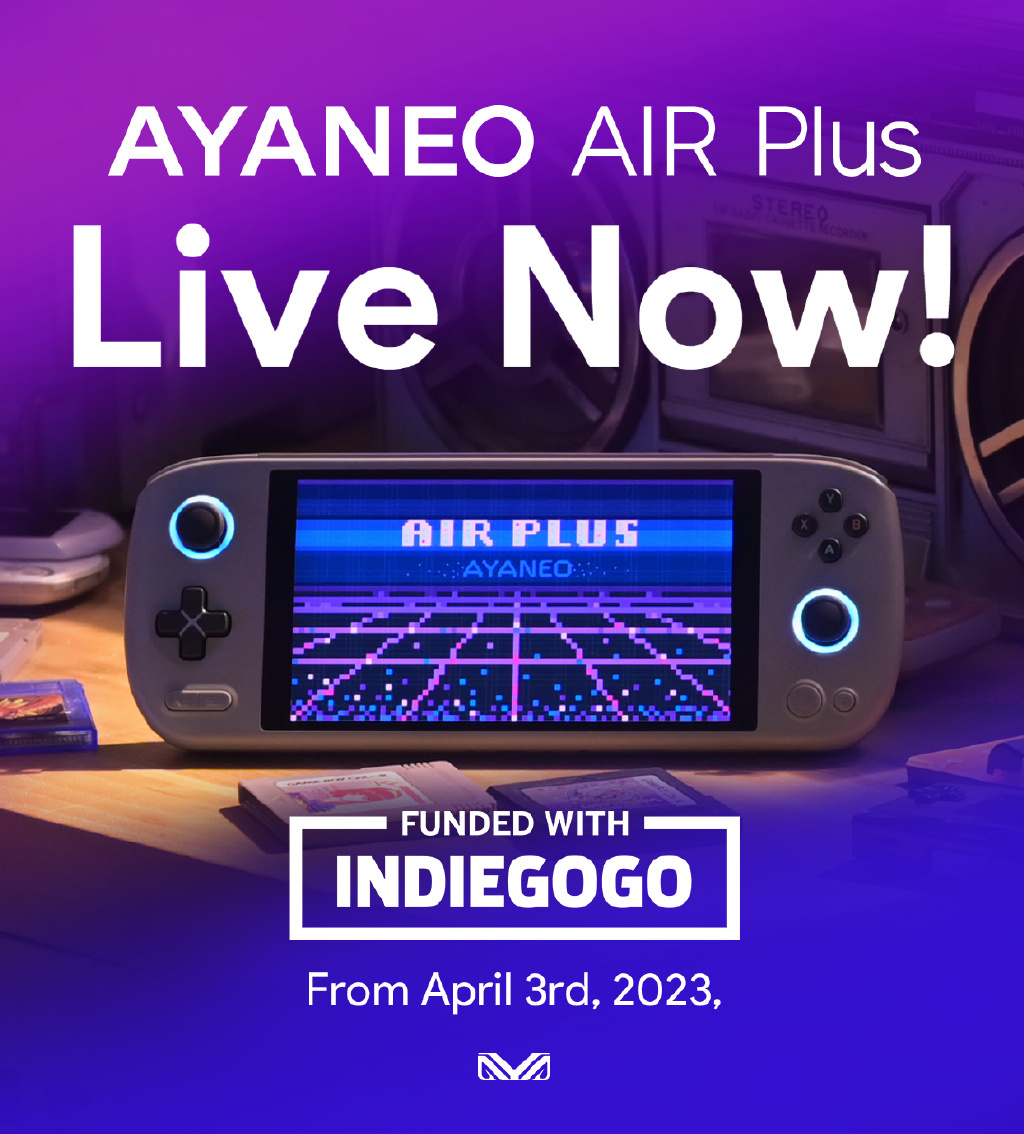 搭载 AMD R7 6800U 的掌机，AYANEO AIR Plus Indiegogo 开启众筹__财经头条