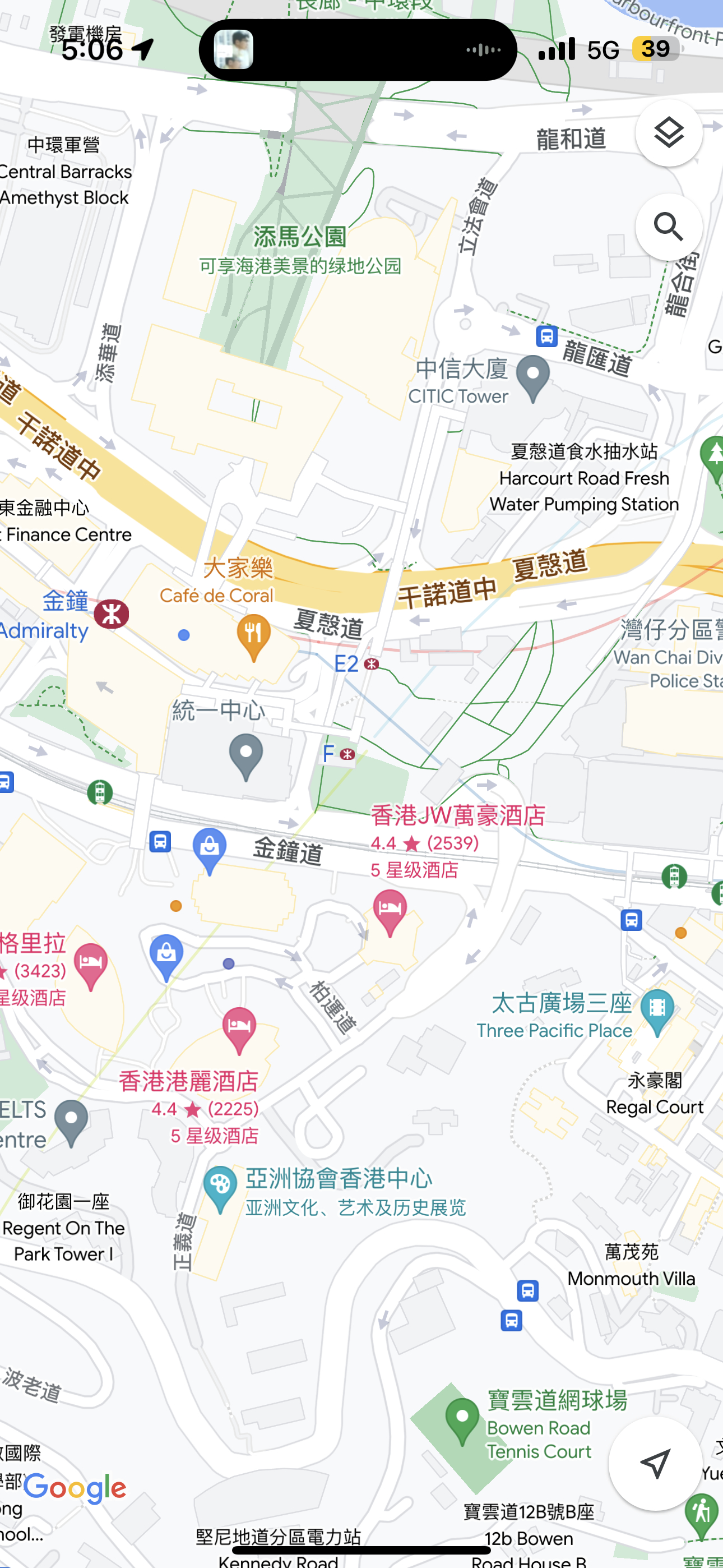 去香港玩一定要用Google地图……|google地图|iPhone|香港_新浪新闻
