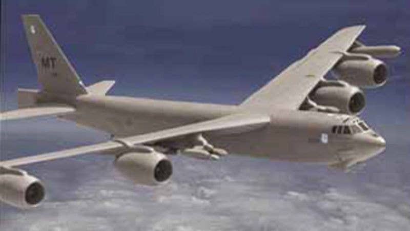 美军B52战略轰炸机升级后命名为B52J|美国空军|B-52H|B-52|B52|罗尔斯_新浪新闻