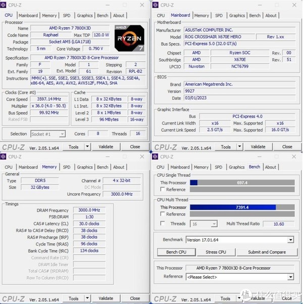 AMD Ryzen 7 7800X 3D测试：游戏性能是它的强项，但让人失望