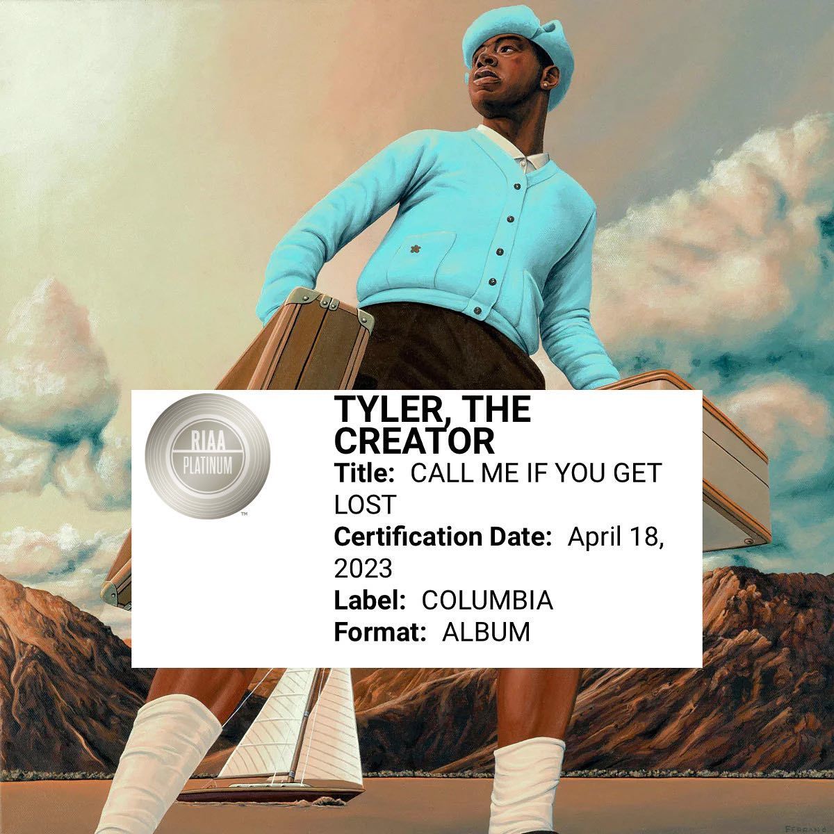 Tyler The Creator - CMIFGL获得RIAA白金认证！ 恭喜！|Tyler_新浪新闻