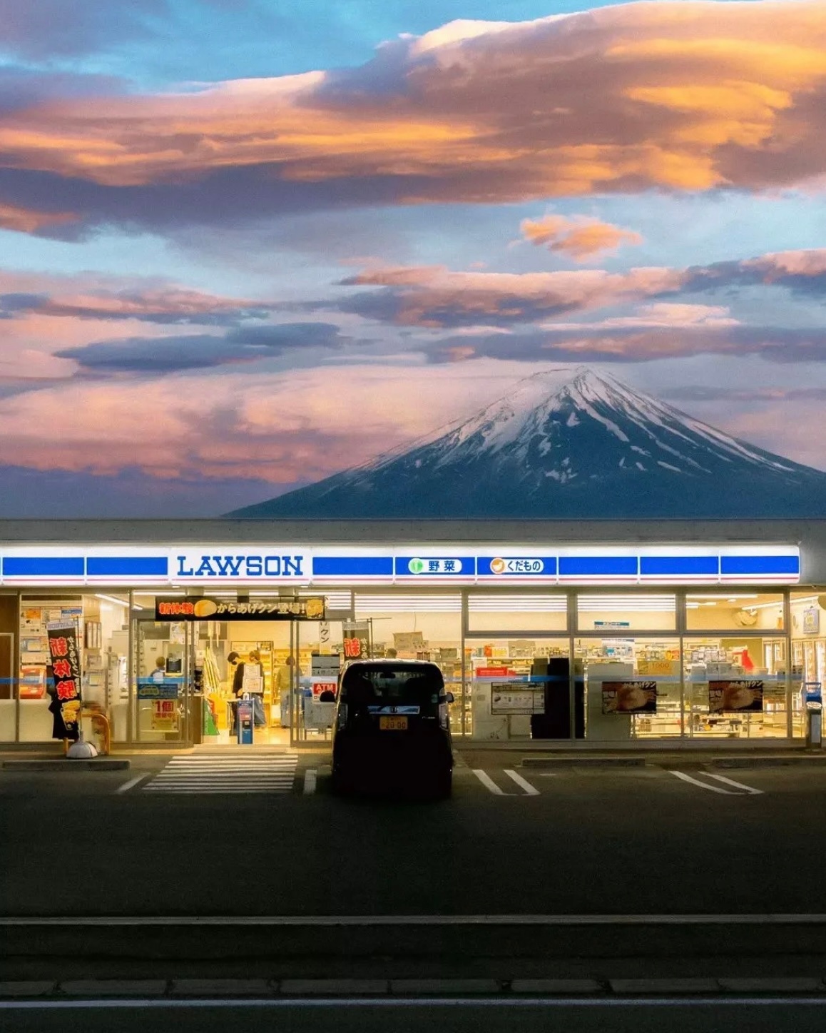 富士山下的罗森|富士山|罗森_新浪新闻
