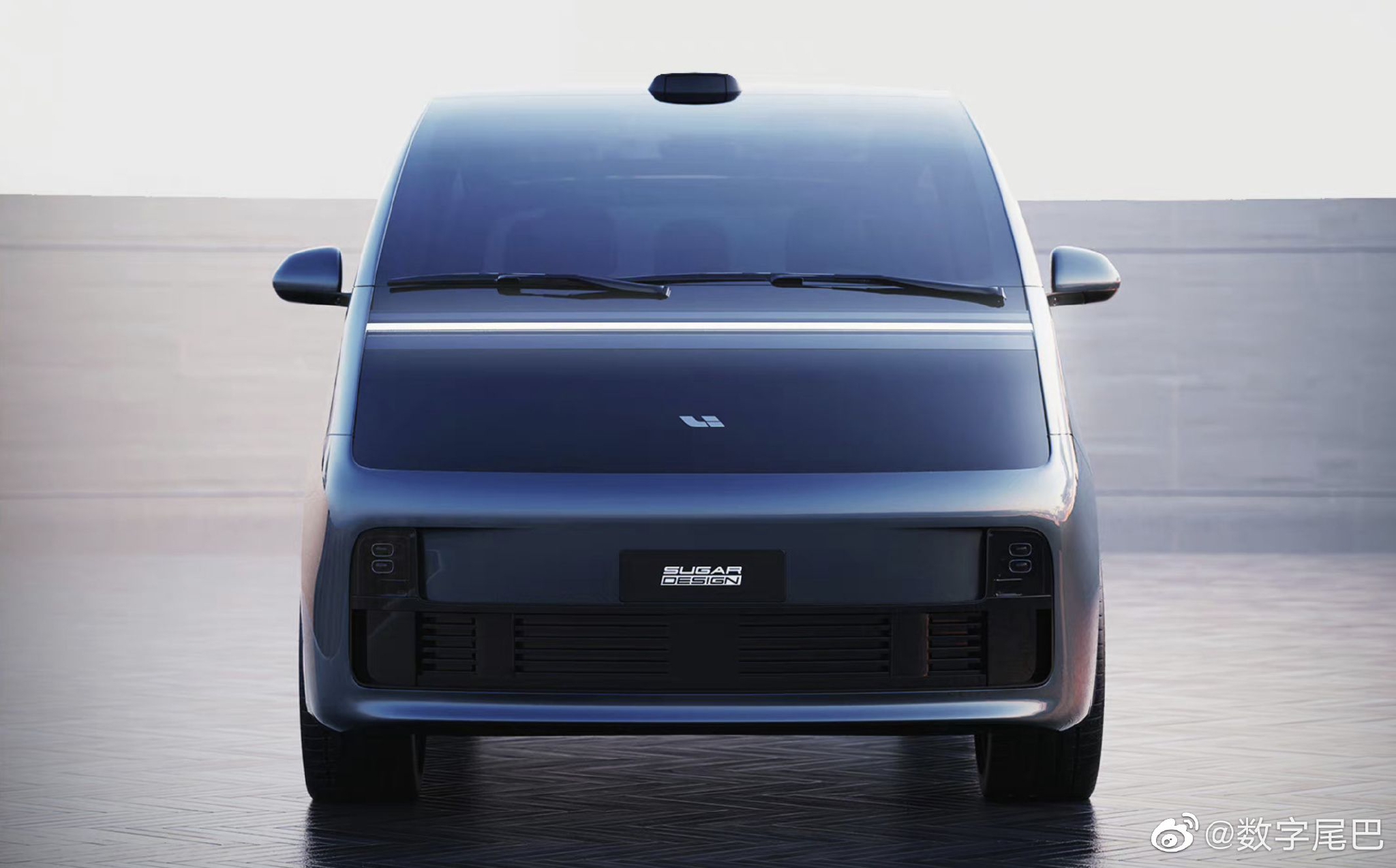 网传一组理想汽车首款 MPV W01 渲染图，看起来相当前卫……-新浪汽车