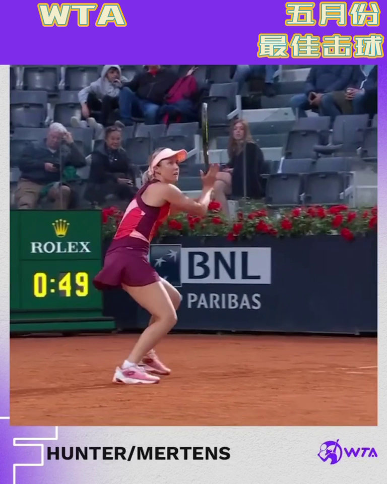 WTA评选出的五月份最佳击球，哪个是你心中的第一？|WTA|击球_新浪新闻