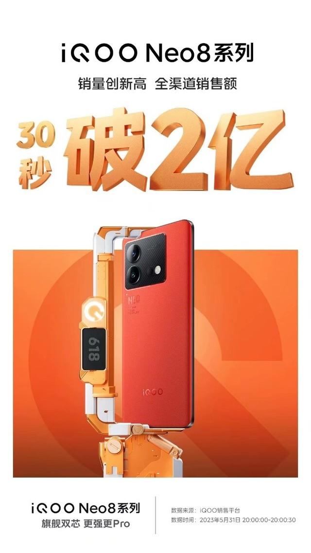 iQOO Neo8系列正式开售，2299元起即可入手__财经头条