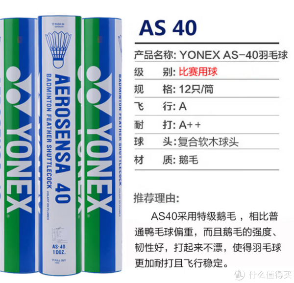 除了贵没别的缺点，YONEX 尤尼克斯羽毛球 AS40|羽毛球|尤尼克斯_新浪新闻