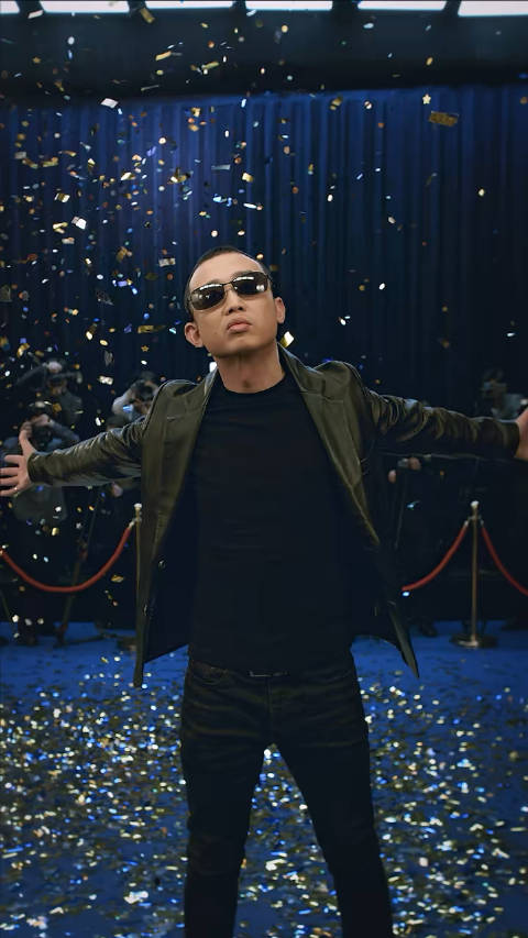 抖音电影晒出GAI的红毯慢镜头|抖音|GAI_新浪新闻