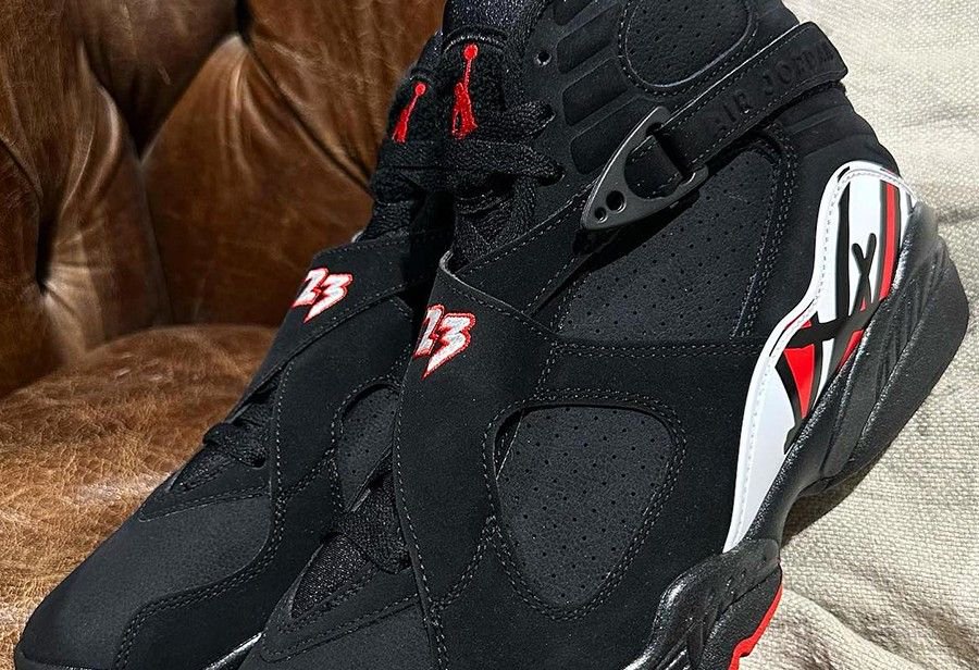 发售日期越来越近了！「季后赛」AJ8 最新实物图曝光！|迈克尔·乔丹_新浪新闻