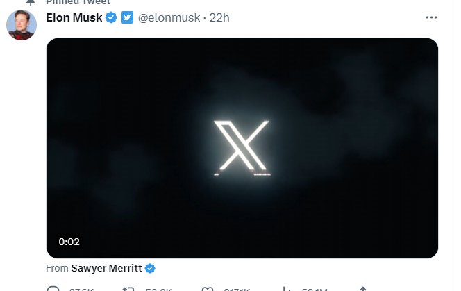 马斯克把推特更名为X，域名X.com……|马斯克|推特|X.com_新浪新闻