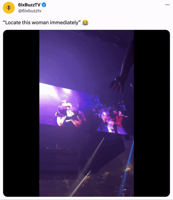 Drake演唱会被女生怼脸扔了一件「36G胸罩」...|演唱会_新浪新闻