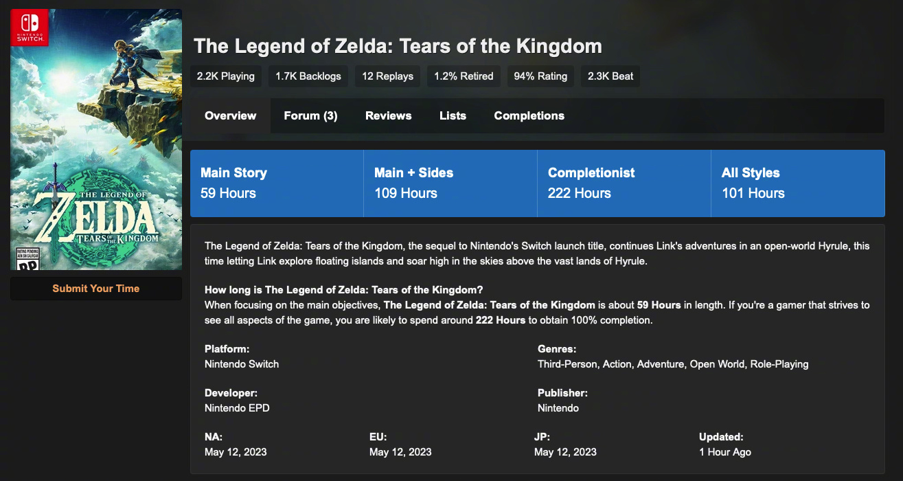 网站 HowLongToBeat 显示……|通关|玩家们|游戏_新浪新闻