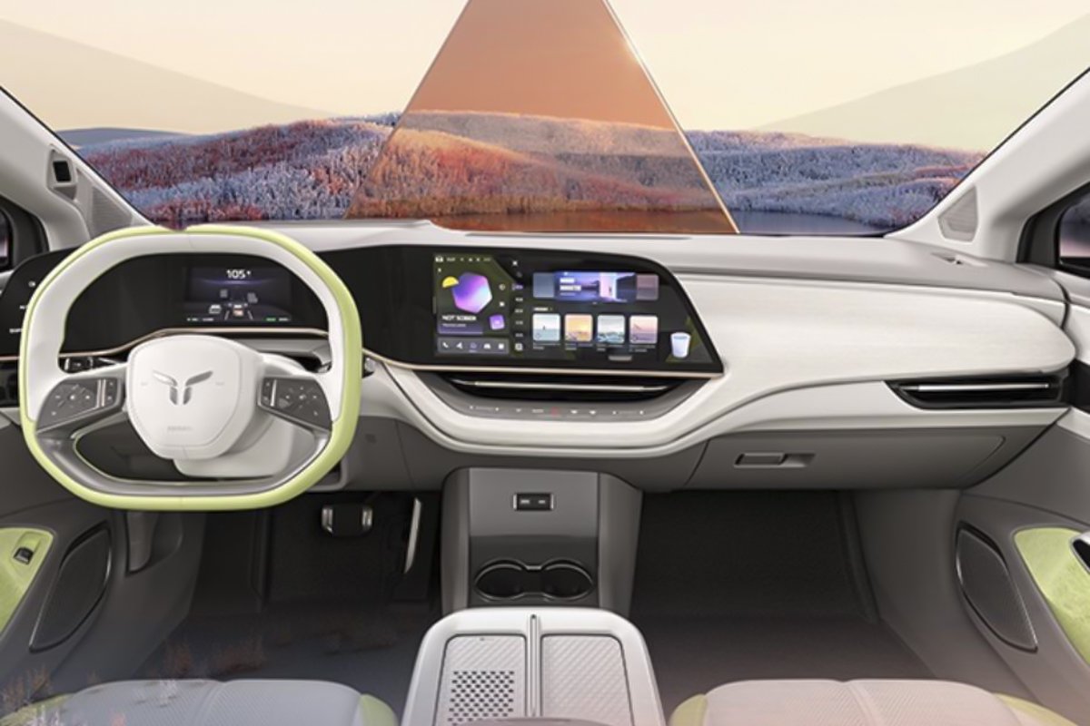 或11月上市 红旗全新车型E001内饰官图发布-新浪汽车