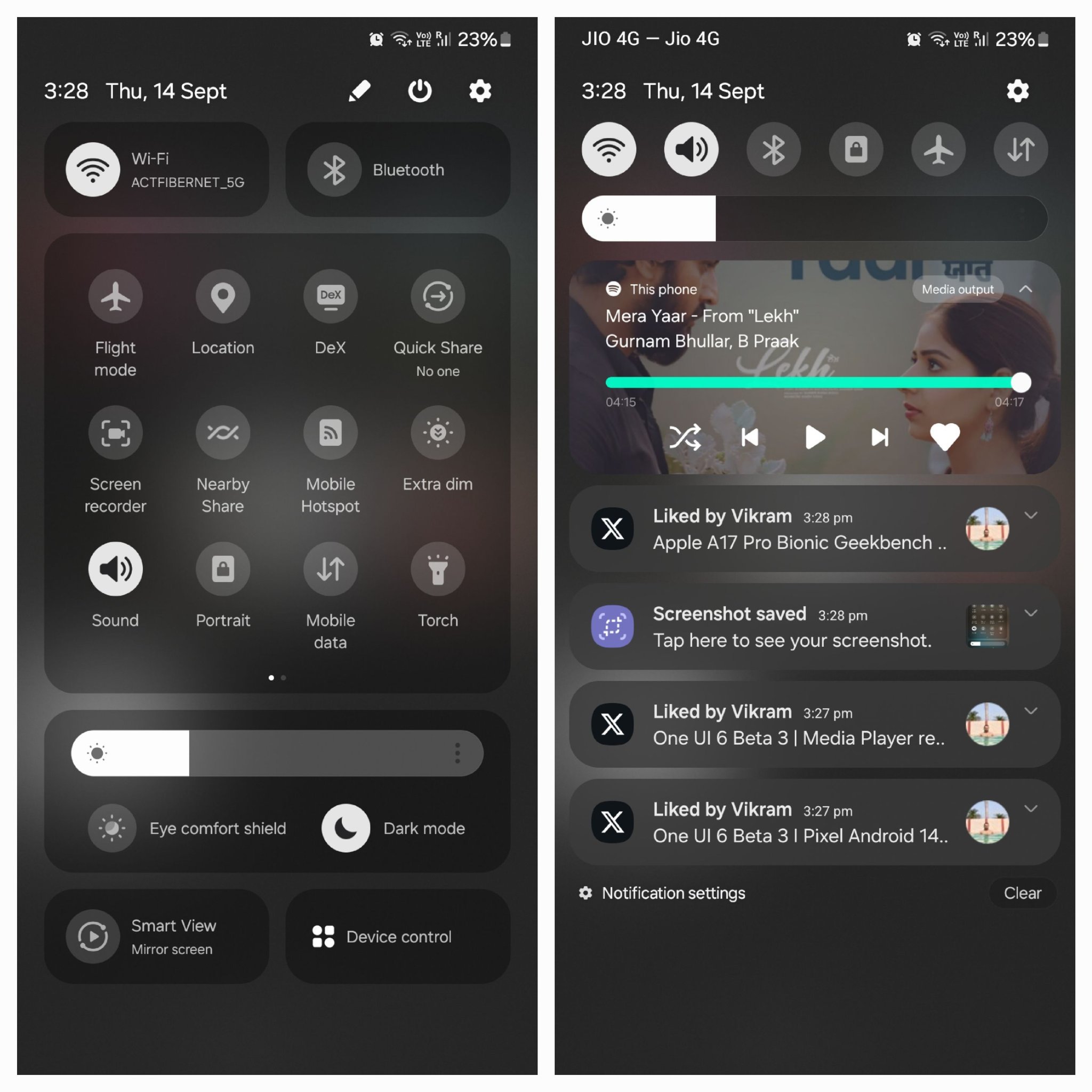 One UI 6 Beta3 ，音乐播放器可记住你上次的使用习惯……|播放器|音乐_新浪新闻