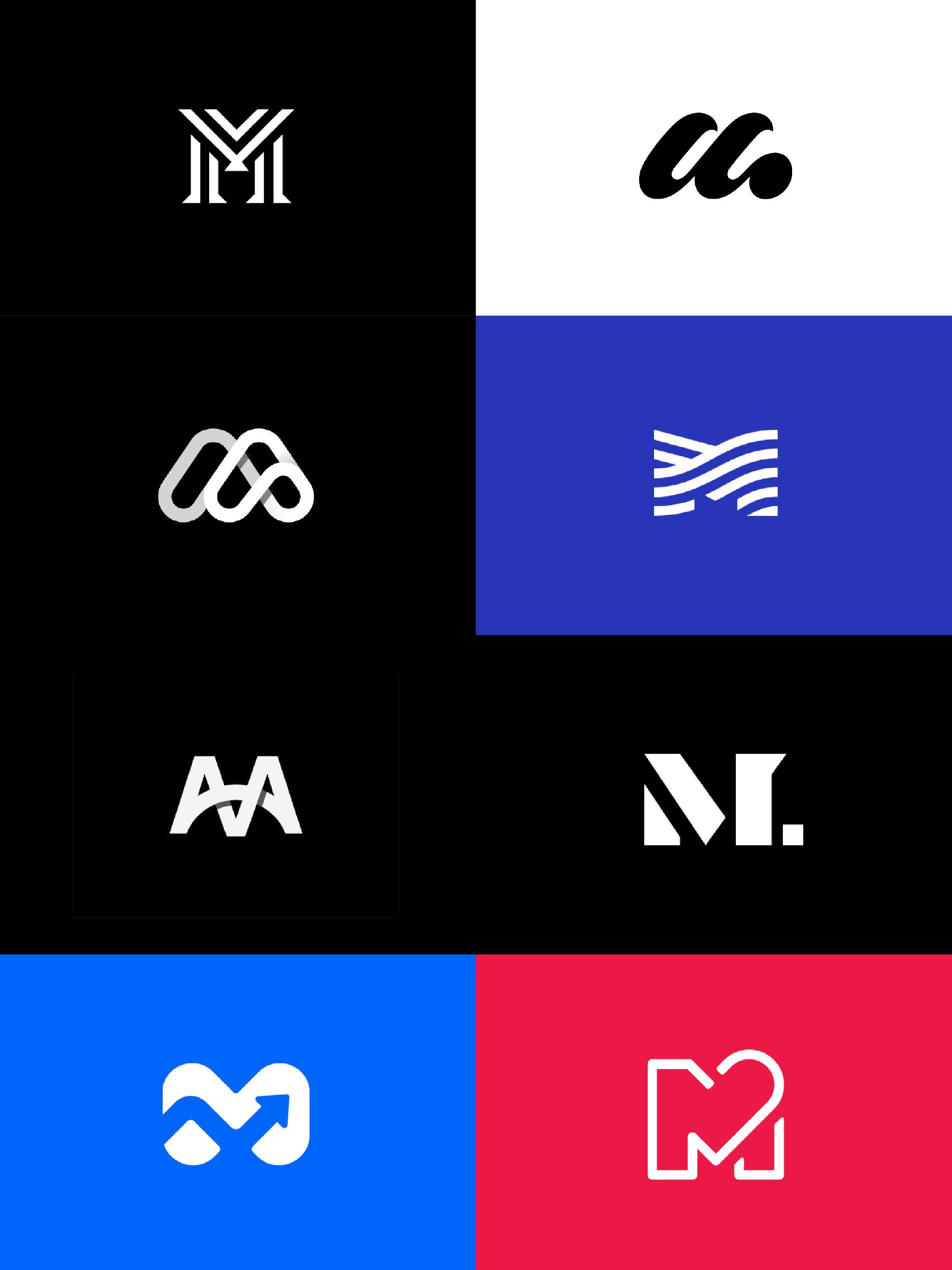 字母 M LOGO设计参考|字母|LOGO设计_新浪新闻