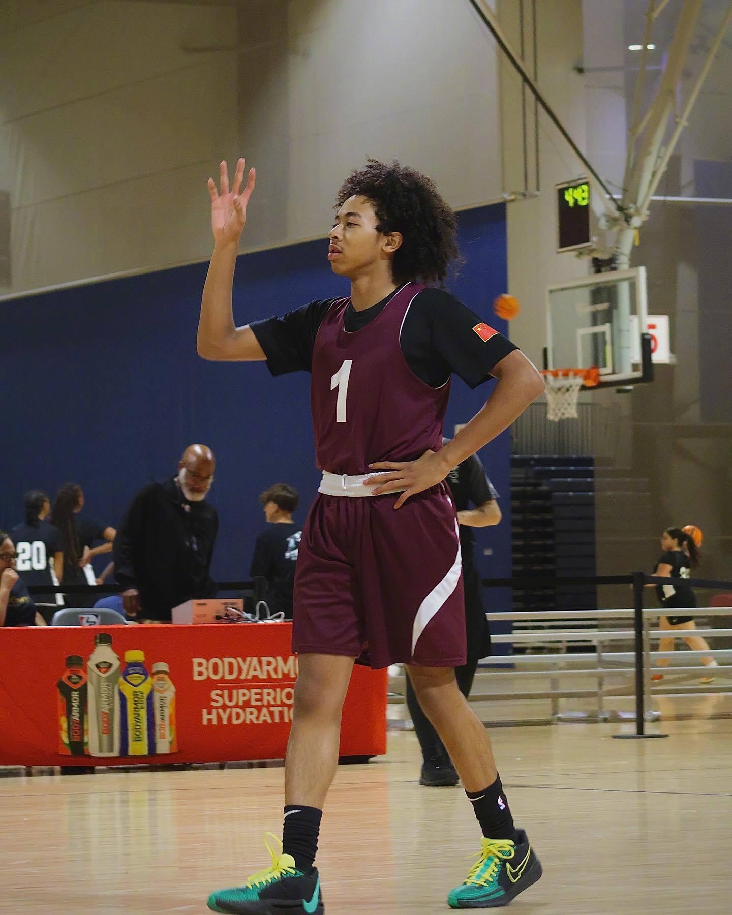 此前表示想为中国男篮效力的Jacob Zhu近日比赛照……|中国男篮|效力|比赛_新浪新闻