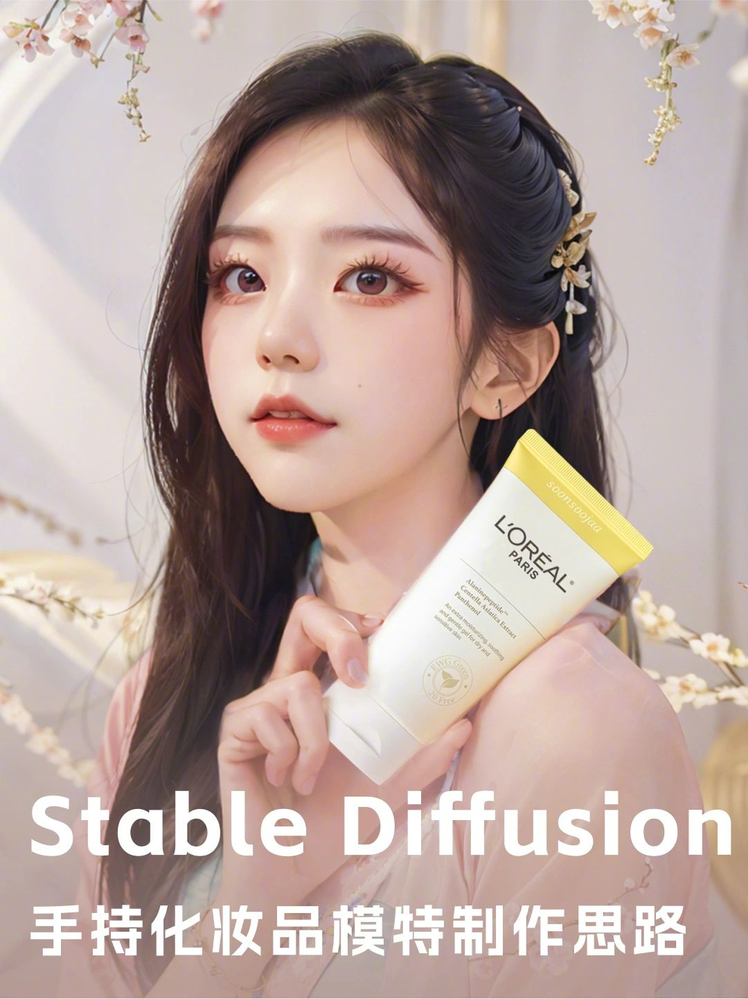 Stable Diffusion 电商教程！|化妆品|AI_新浪新闻