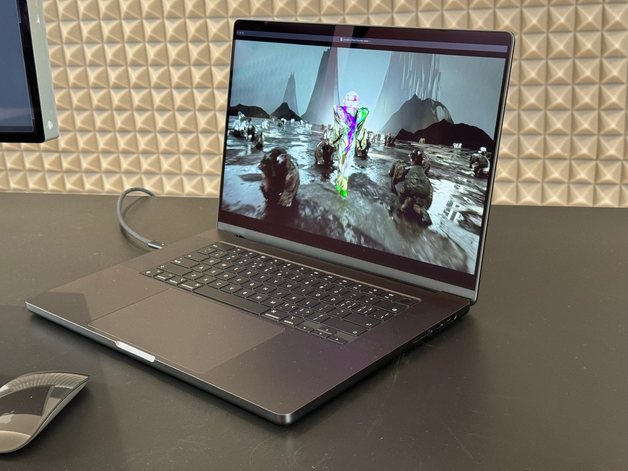 今天看了新的 MacBook Pro 全新深空黑配色，确实很好看……|macbook pro_新浪新闻