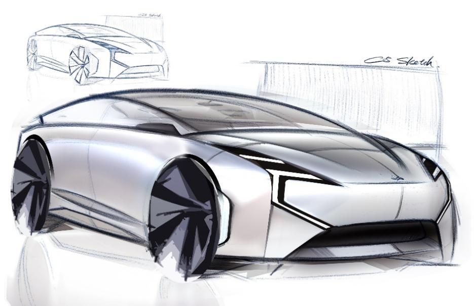 吉祥汽车首款产品设计稿曝光 采用OneBox造型-新浪汽车