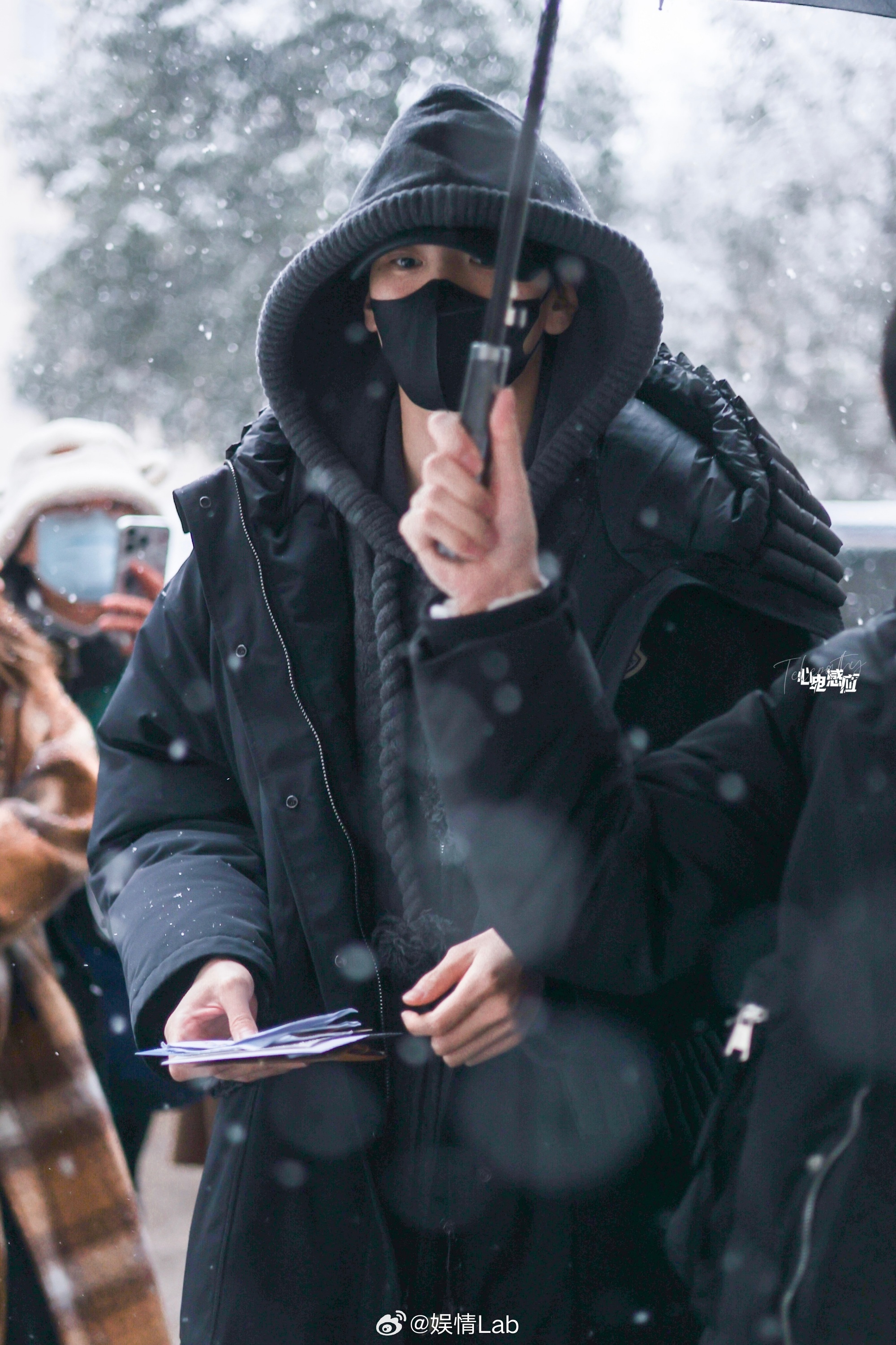 丨这是一首关于@Biiiii毕雯珺 的冬季恋歌 在雪中撑伞缓步前行……|春花|冬季恋歌|撑伞_新浪新闻