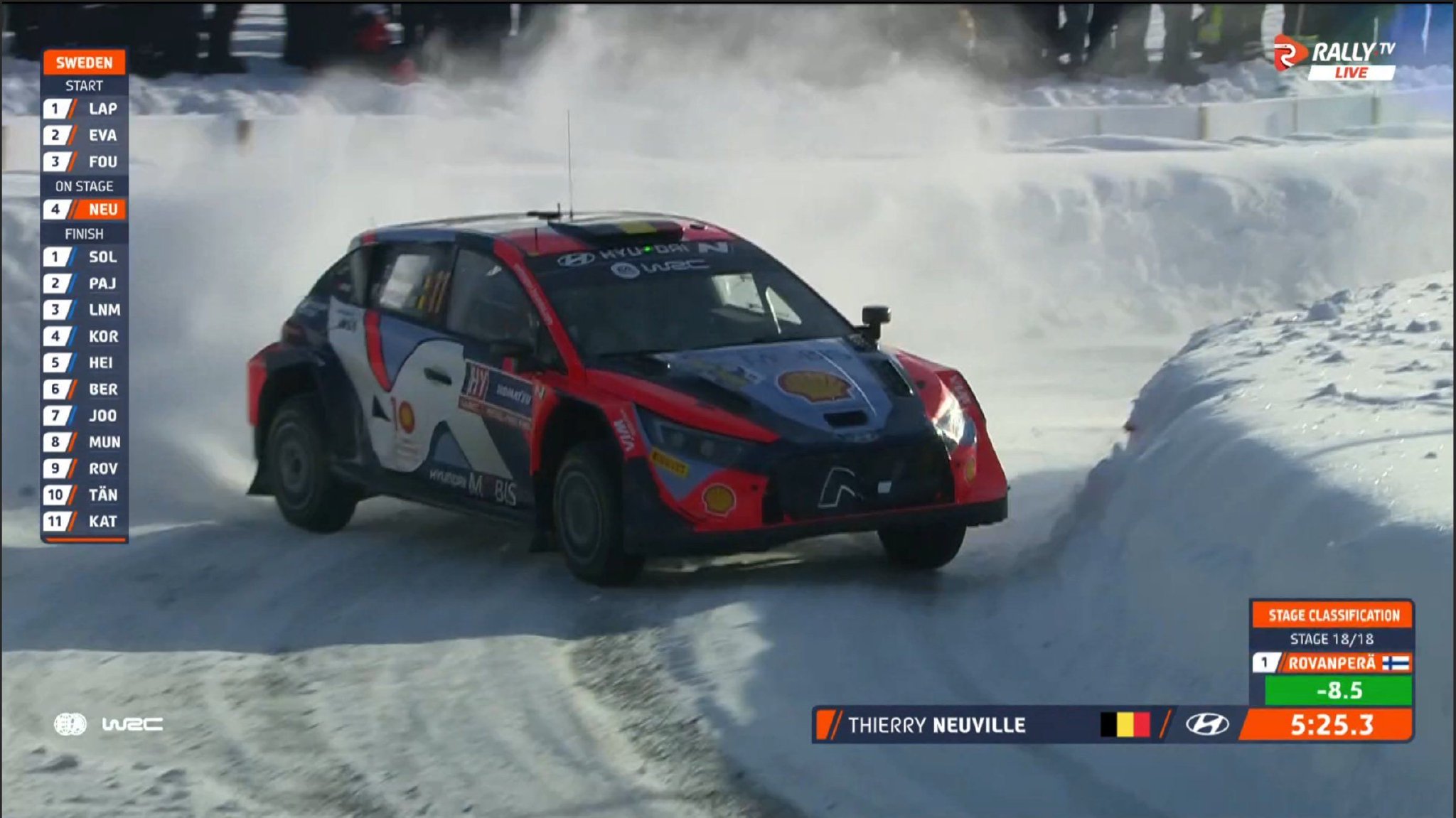 WRC瑞典拉力赛进入最后一个赛段，诺伊维尔你的尾门呢？|瑞典|诺伊维尔|赛段_新浪新闻