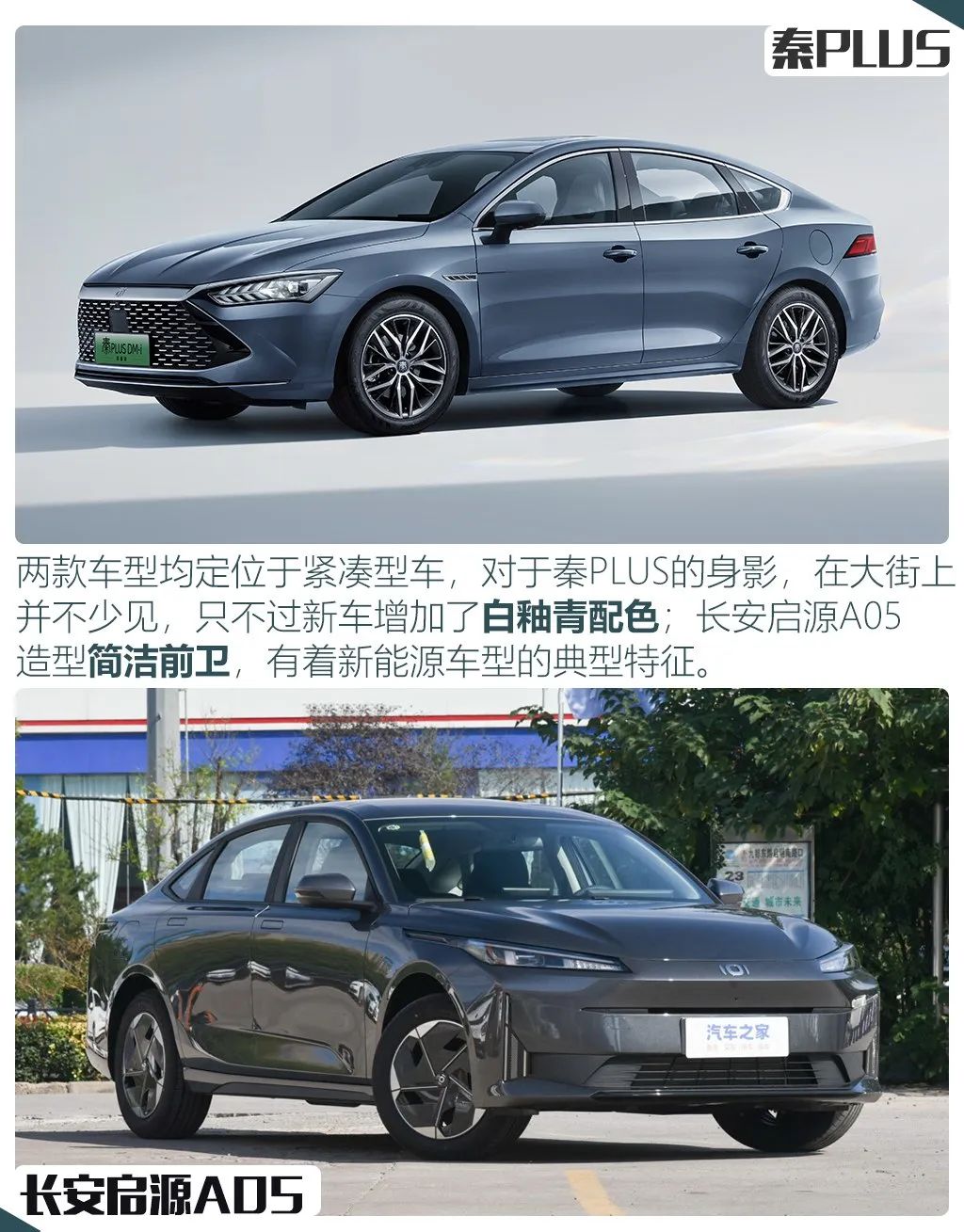 7万多的插混家轿！长安启源A05和秦PLUS DM-i谁更值？-新浪汽车