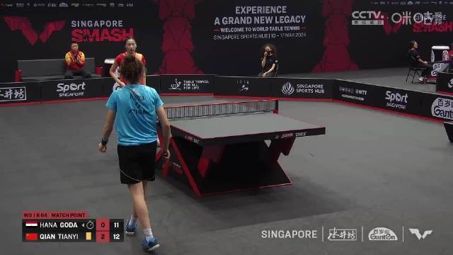 女单R64，钱天一3-0（11-4、11-9、13-11）战胜埃及选手汉娜·高达……|埃及|钱天一|汉娜_新浪新闻