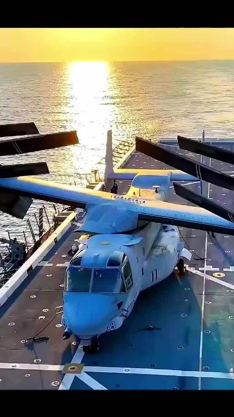 MV22B“鱼鹰”运输机机翼折叠展示|运输机_新浪新闻