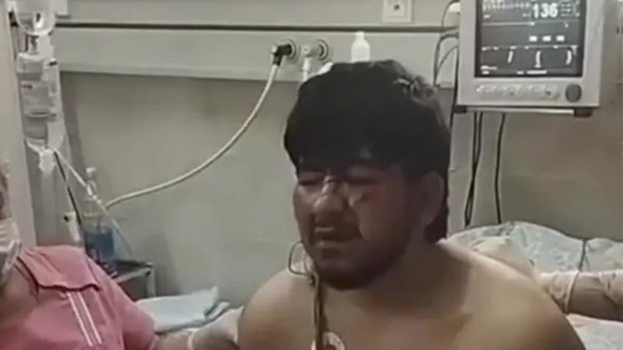 莫斯科恐袭嫌疑人在病房受审视频曝光：自称不懂俄语，曾是理发师，不明身份者提供逗留文件|莫斯科|曝光|嫌疑人_新浪新闻