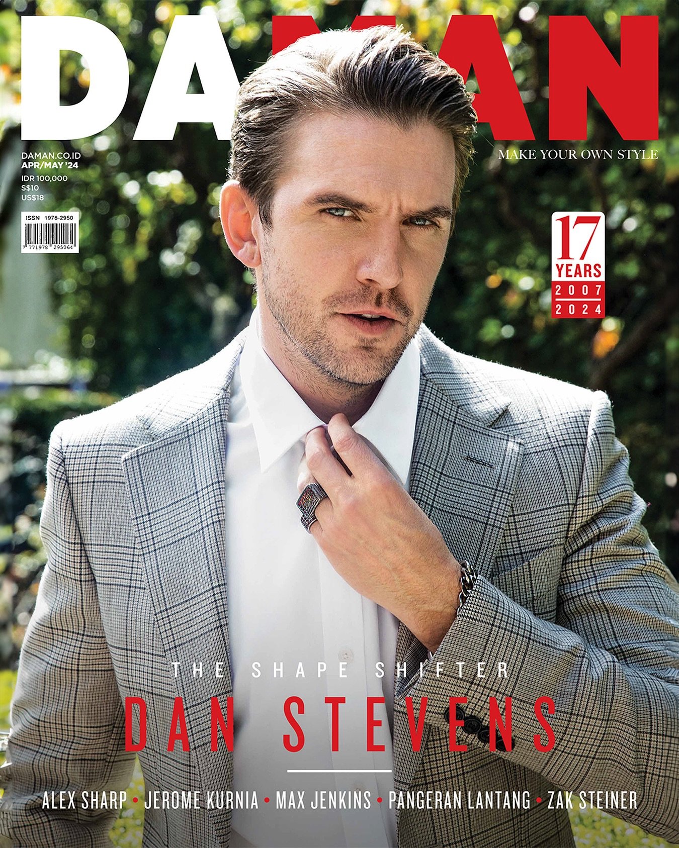 大表哥帅气登上《DAMAN》杂志4月号封面美图大赏！他参演了哦|DAMAN|哥斯拉大战金刚_新浪新闻