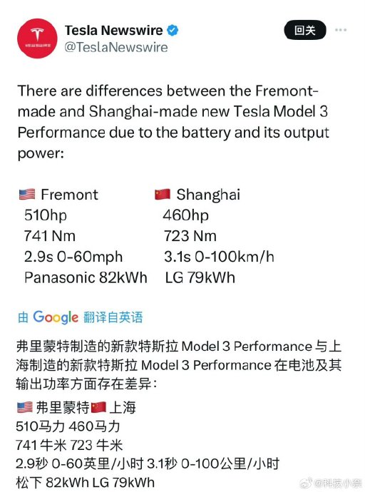新款国产特斯拉Model 3P上线，百公里加速3.1秒，价格33.59W…-新浪汽车