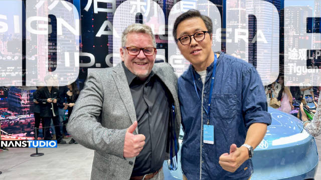 与大众汽车乘用车品牌首席设计师Andreas Mindt在车展上进行的有趣交流…|汽车资讯|汽车视频|车展_新浪新闻