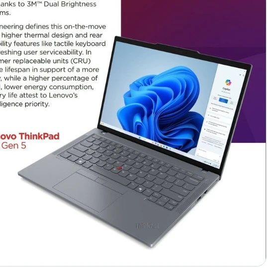 ThinkPad T14 Gen 5 笔记本曝光，搭载 Strix Point APU 锐龙 8050|Mono|引擎|锐龙_新浪新闻