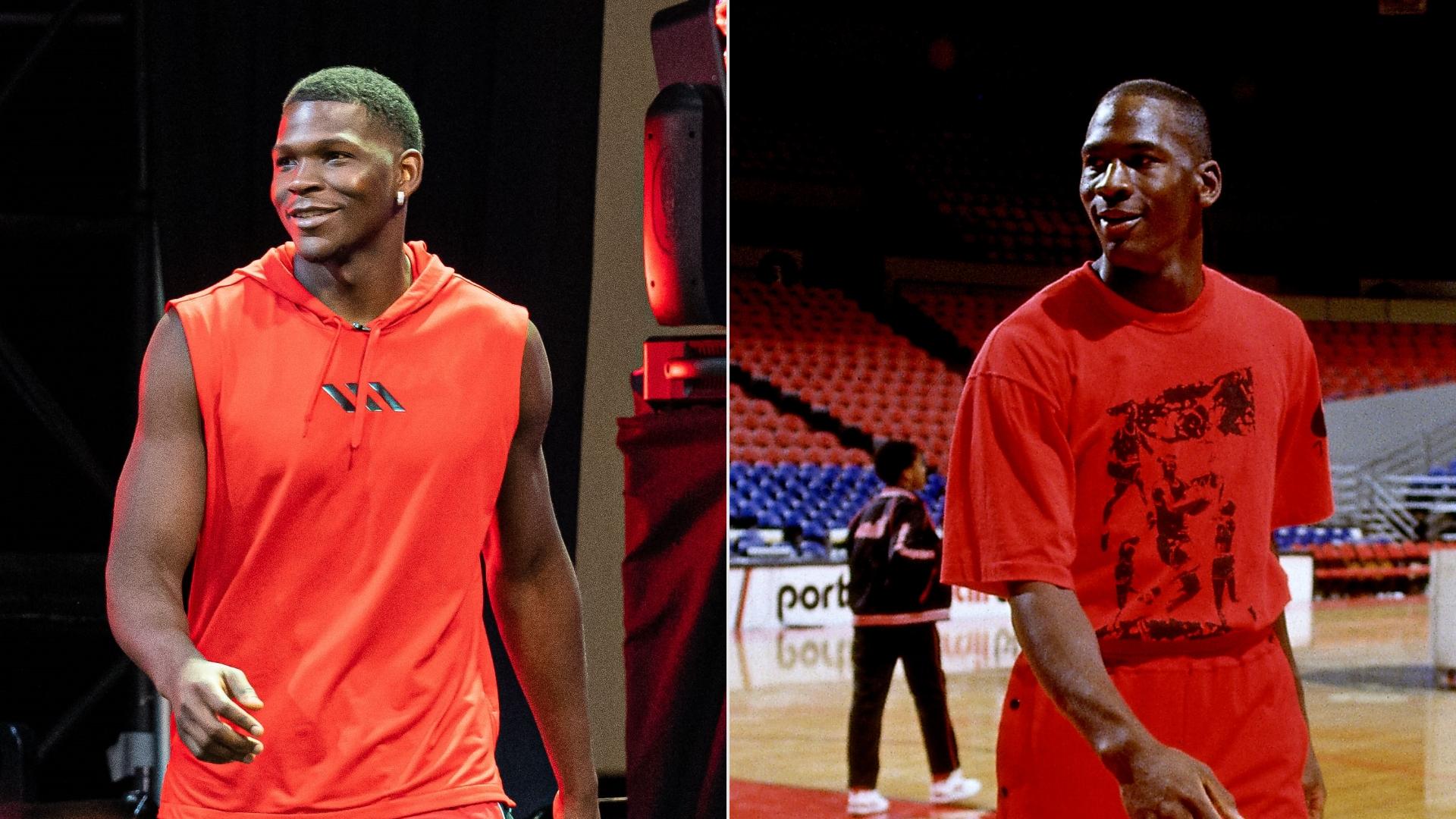 🤗爱德华兹：别拿我和乔丹比了 他是GOAT 我没法和他相提并论|爱德华兹|乔丹|GOAT_新浪新闻