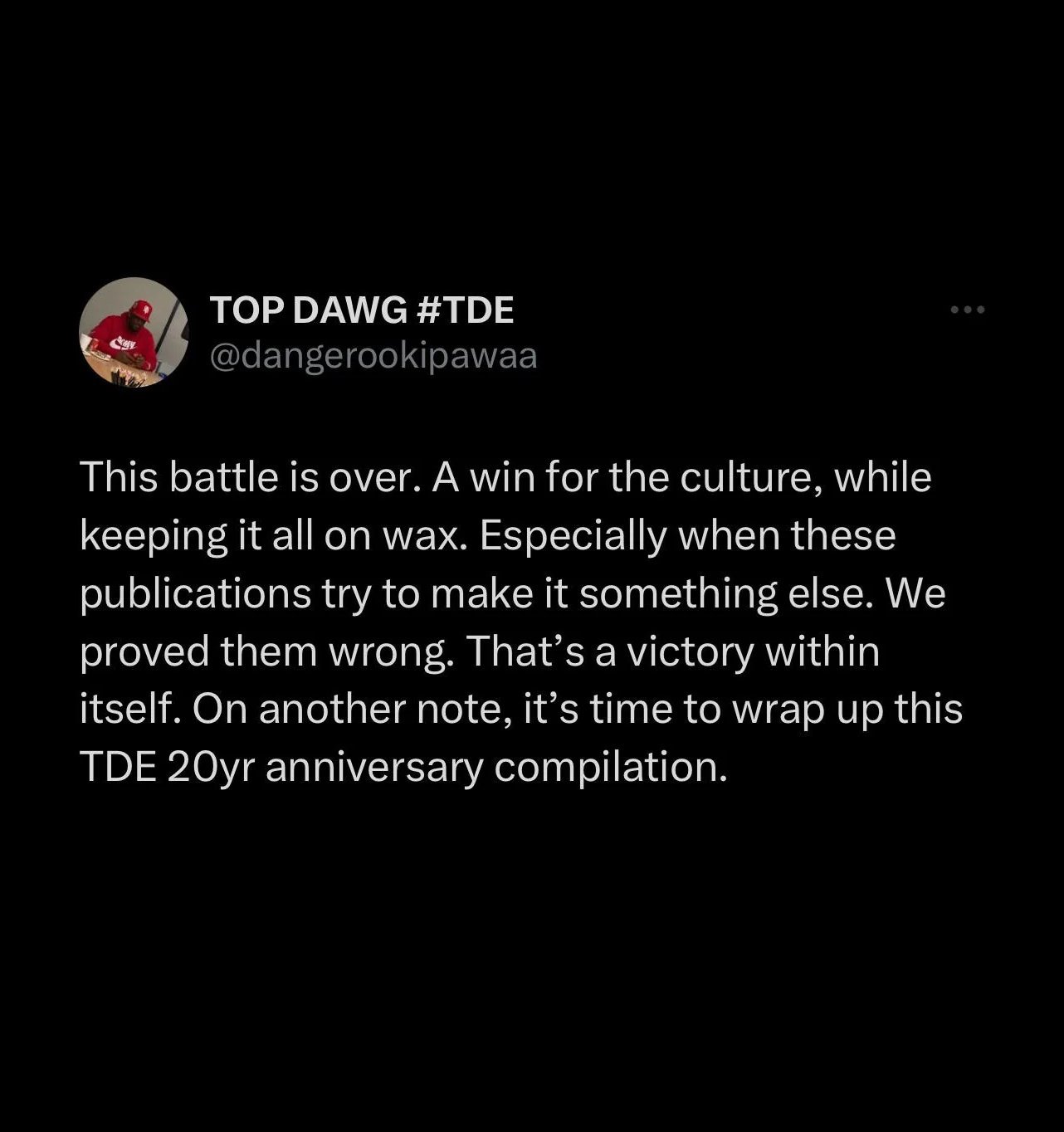 Top Dawg：Kendrick Lamar和Drake之间的"battle"已经结束 A win for the_新浪新闻