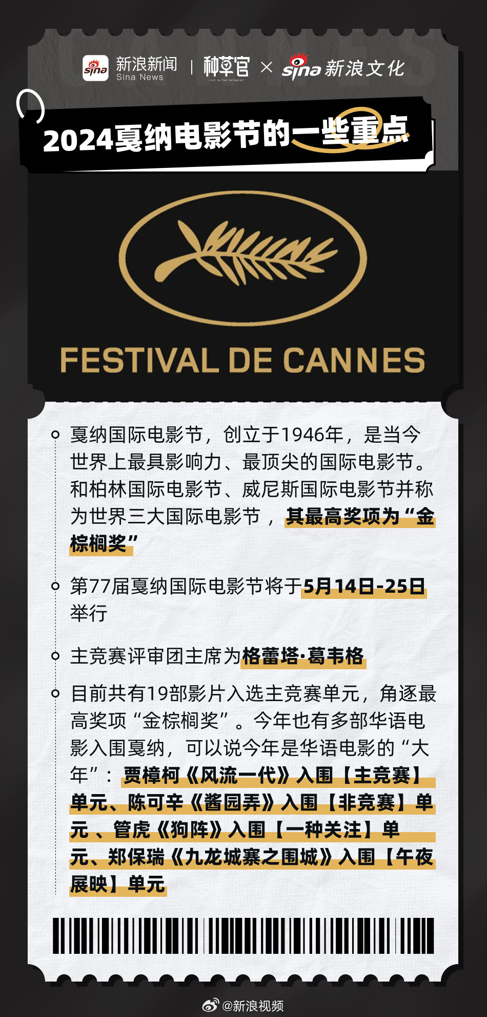 戛纳的华语电影往事|戛纳|新浪|戛纳电影节_新浪新闻