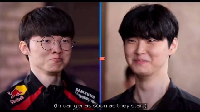 在憋笑的游戏中，Faker完成了对Chovy的单杀！|Faker|单杀_新浪新闻