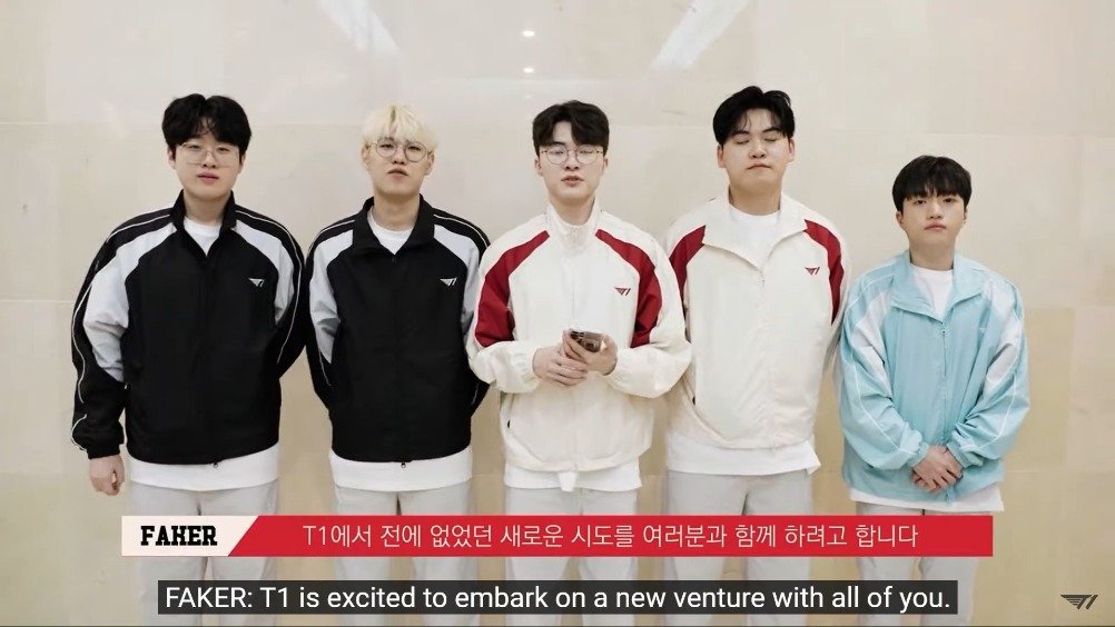 在T1主场宣传片中出镜的T1队员|T1|宣传_新浪新闻